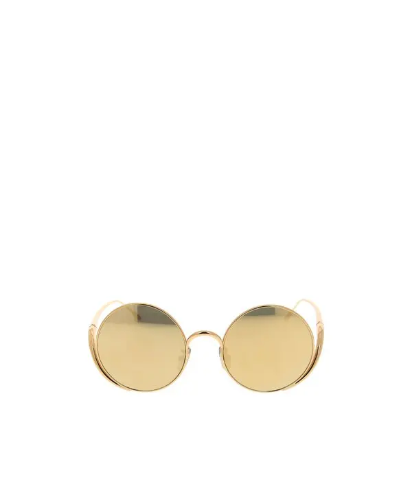 Loewe Round Frame Sunglasses - Nude