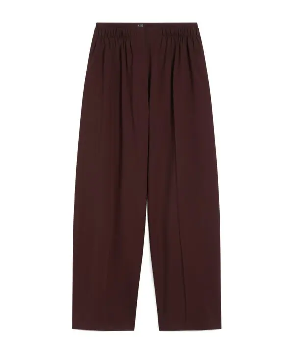 Sportmax Quito High-waist Trousers - Wine Red