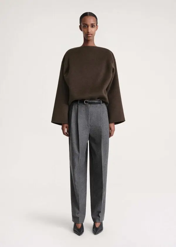 TOTEME Wide Neck Knit Sweater
