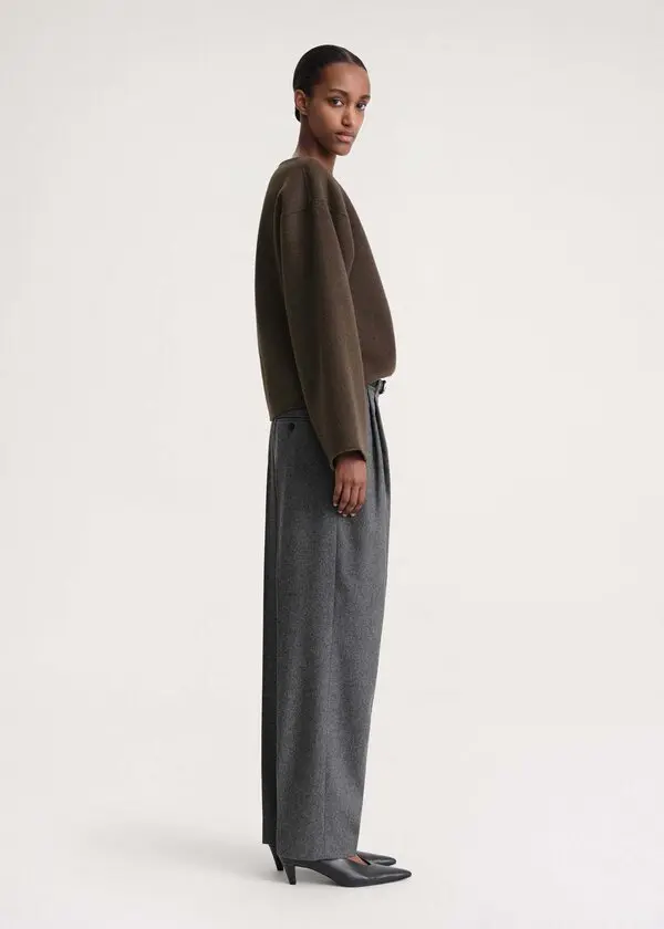 TOTEME Wide Neck Knit Sweater