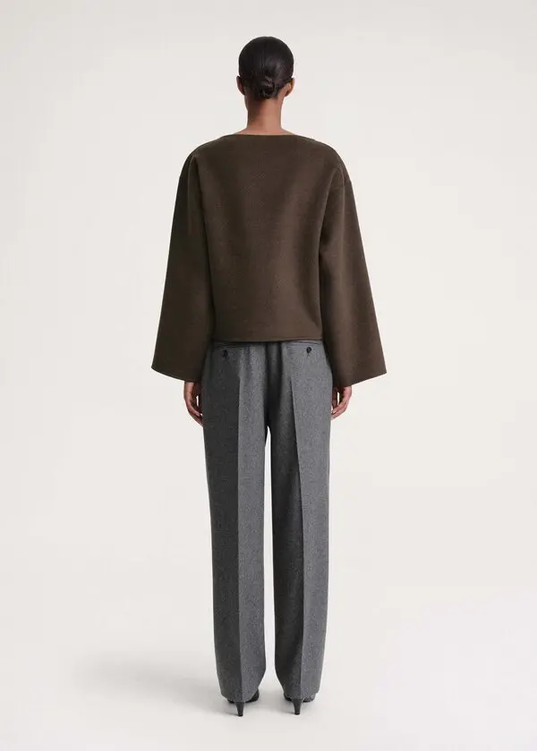 TOTEME Wide Neck Knit Sweater