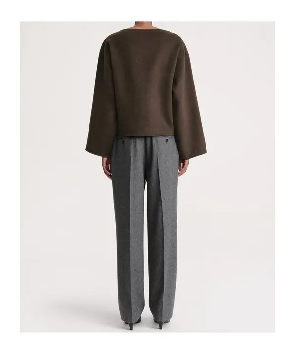 TOTEME Wide Neck Knit Sweater