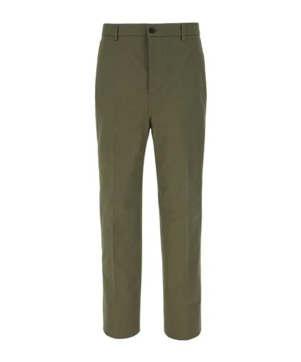 Valentino Garavani Side-stripe Tailored Trousers - Green