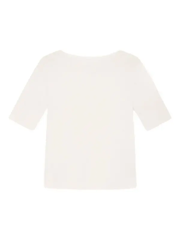 Chloé Short Sleeve Crew Neck Sweater