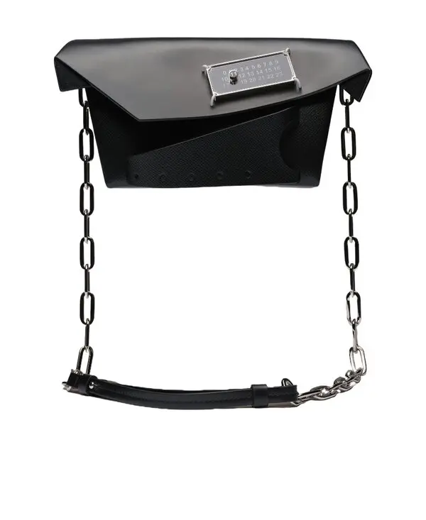 MAISON MARGIELA Snatched Small Shoulder Bag - Black