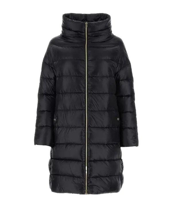 Herno Matilde Zip-up Padded Coat - Black