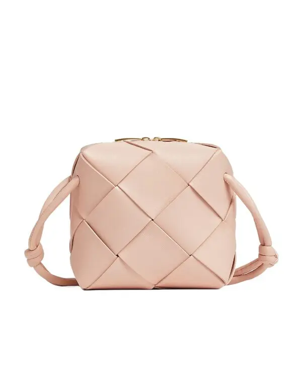 Bottega Veneta Cassette Mini Shoulder Bag - Lotus Pink