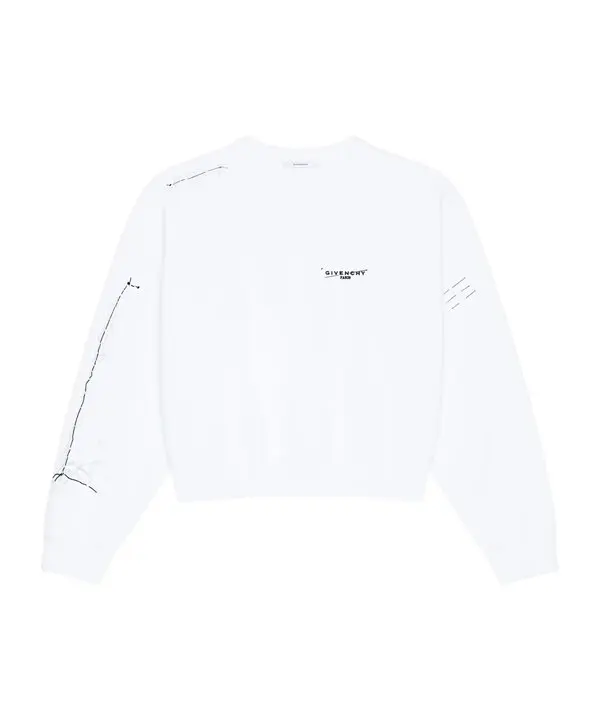 Givenchy Logo Print Sweatshirt - White