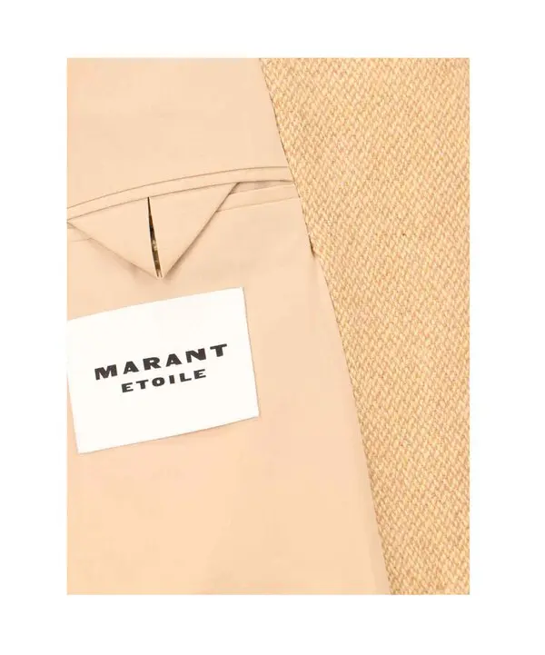 Isabel Marant Étoile Double Breasted Long Coat - Nude