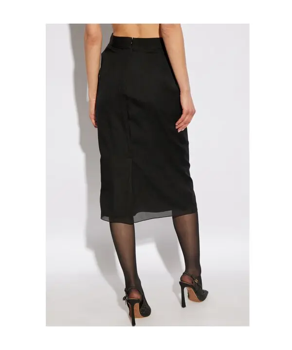 Dolce & Gabbana Chiffon Voile Calf-length Skirt