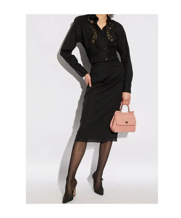 Dolce & Gabbana Chiffon Voile Calf-length Skirt