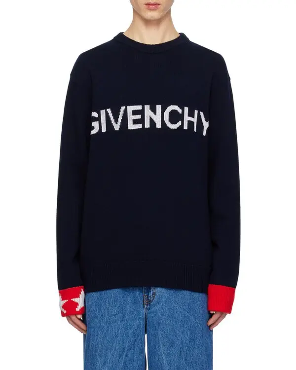 Givenchy Logo Intarsia-knit Jumper