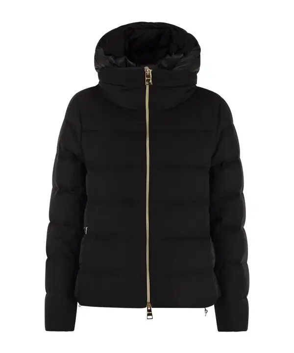 Herno Hooded Down Jacket - Black