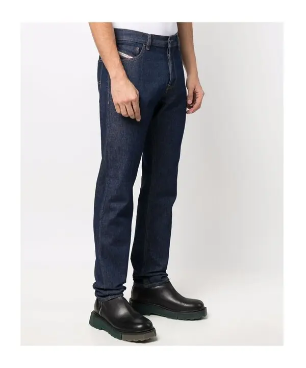 DIESEL® High-rise Straight Buttoned Jeans