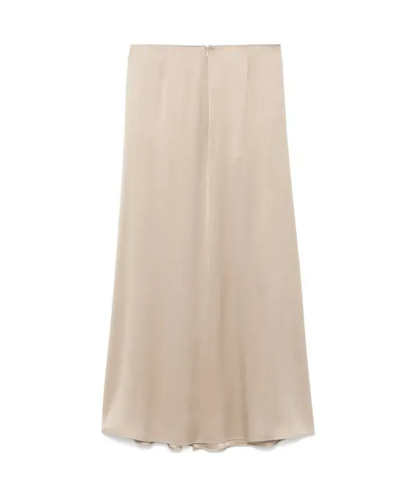 Giorgio Armani Pleated Maxi Skirt - Nude