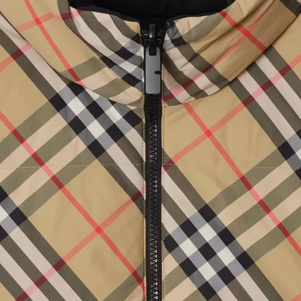 Burberry Checked Zipped Reversible Padded Gilet