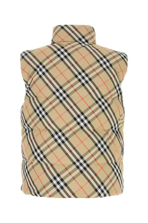 Burberry Checked Zipped Reversible Padded Gilet