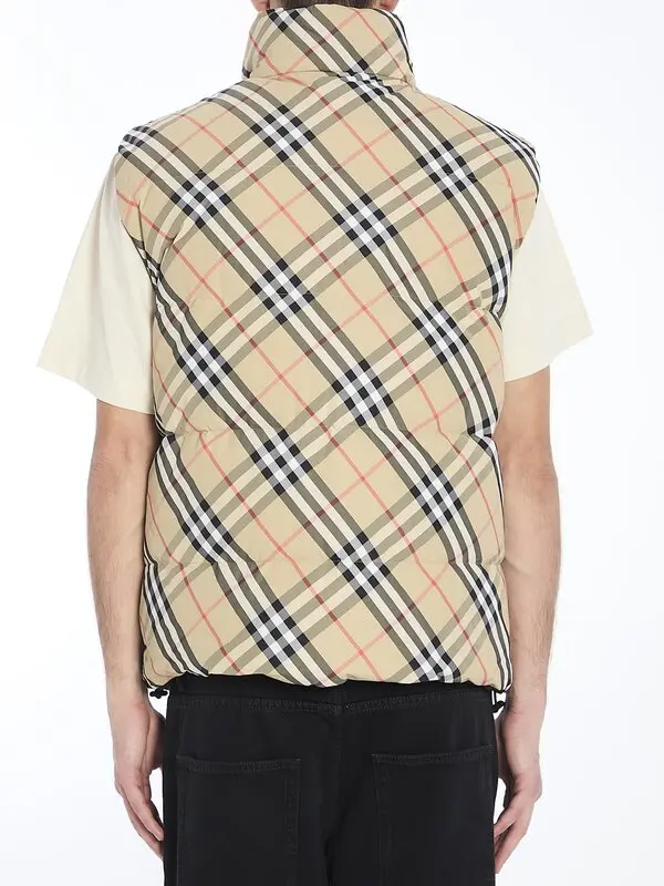 Burberry Checked Zipped Reversible Padded Gilet