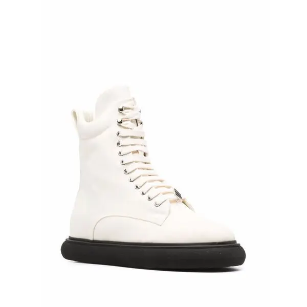 Attico The Selene Lace-up Ankle Boots