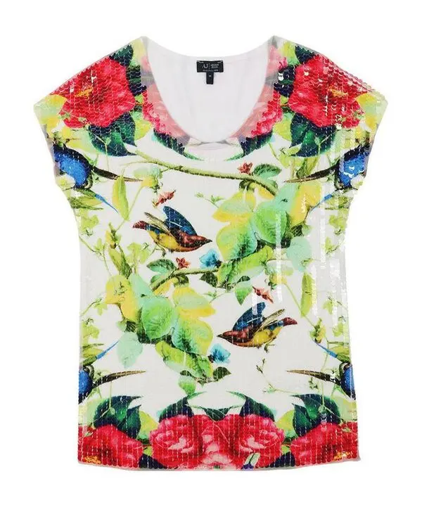 Emporio Armani Printed T-shirt - Multicolor