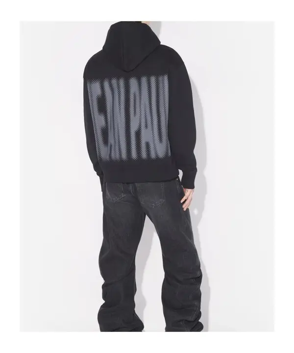 JEAN PAUL GAULTIER Digital Print Hoodie - Black