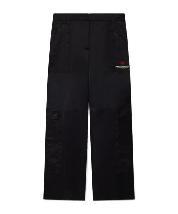 Casablanca Logo Panel Track Pants - Black
