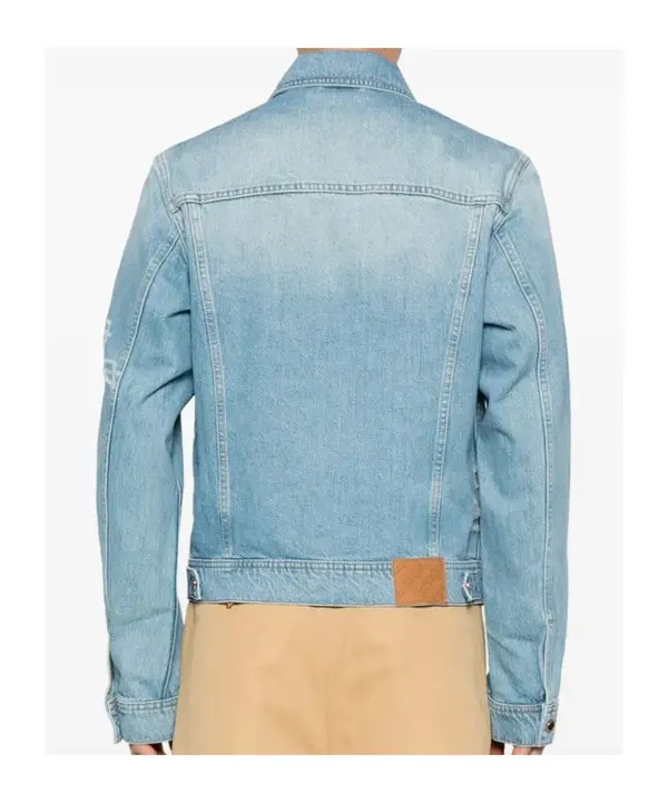 Casablanca Graffiti Denim Jacket - Blue