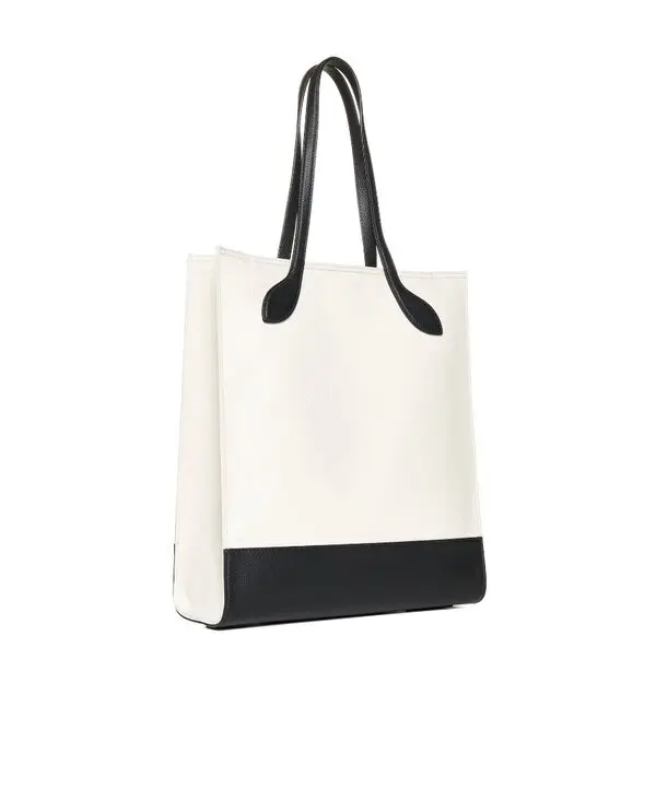 Bally Logo Printed Tote Bag - White