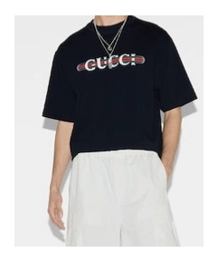 Gucci Logo Printed Jersey T-shirt