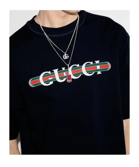 Gucci Logo Printed Jersey T-shirt