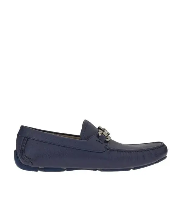 FERRAGAMO Gancini Buckle Loafers - Black
