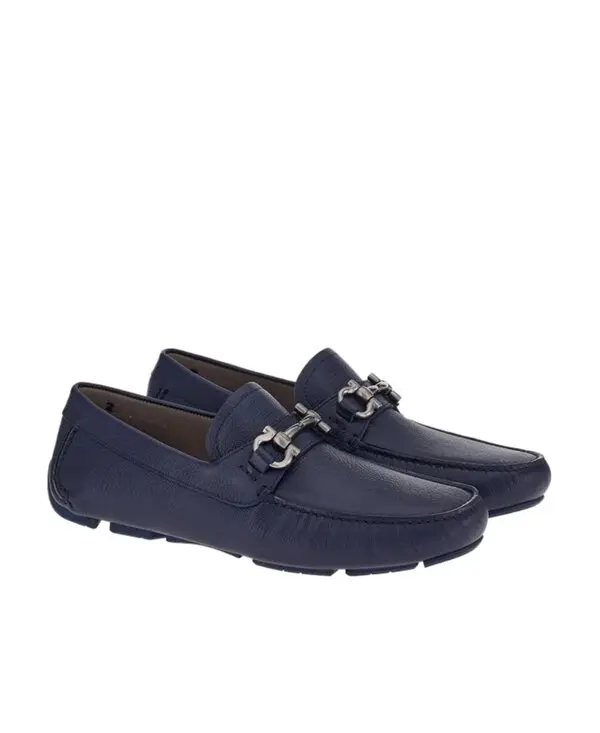FERRAGAMO Gancini Buckle Loafers - Black