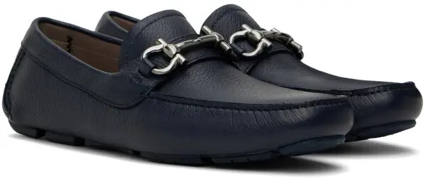 FERRAGAMO Gancini Buckle Loafers - Black