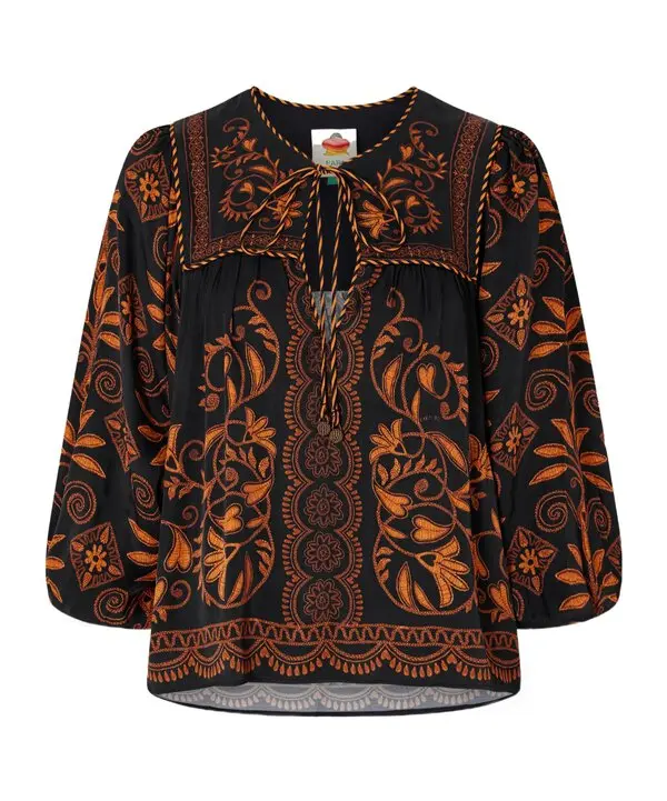 Farm Rio Cornely Ainika" Printed Blouse