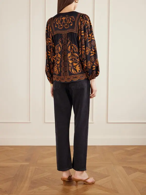 Farm Rio Cornely Ainika" Printed Blouse