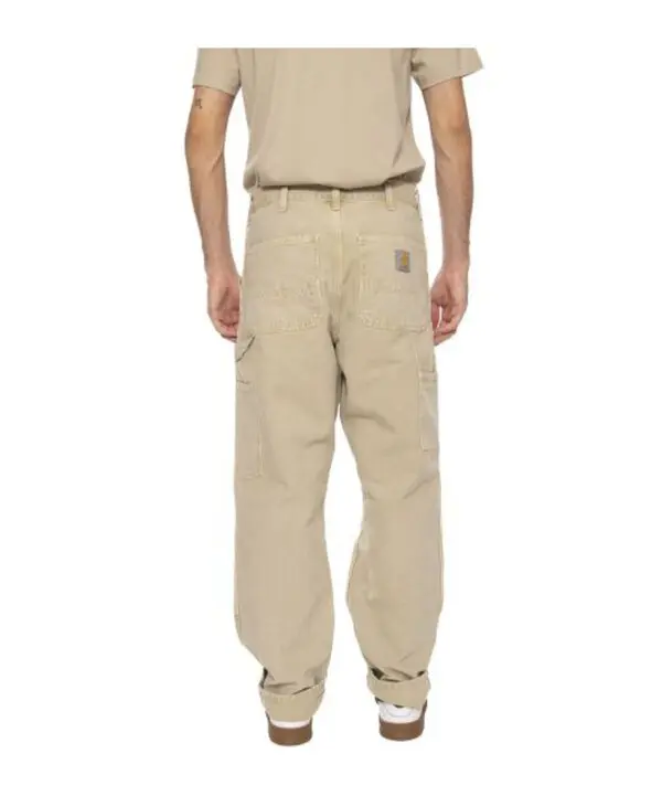 Carhartt Work In Progress Double Knee Canvas Work Pants - Nude