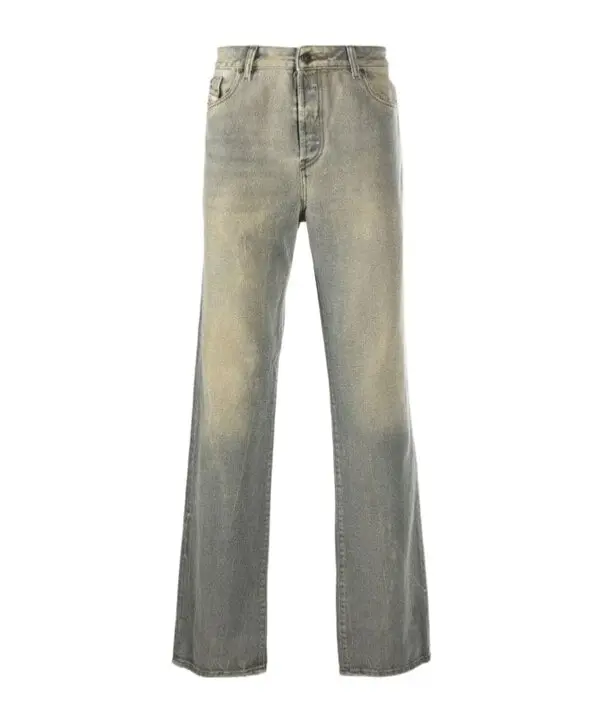 DIESEL® 1995 Straight Distressed Jeans - Gray
