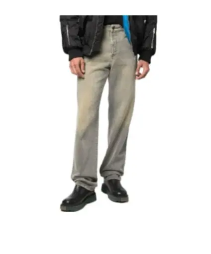 DIESEL® 1995 Straight Distressed Jeans - Gray