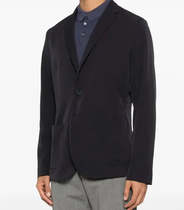 Herno Long Sleeve Blazer - Black