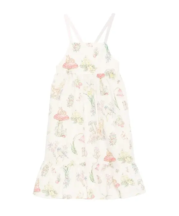 Stella McCartney Sleeveless Graphic Print Maxi Dress