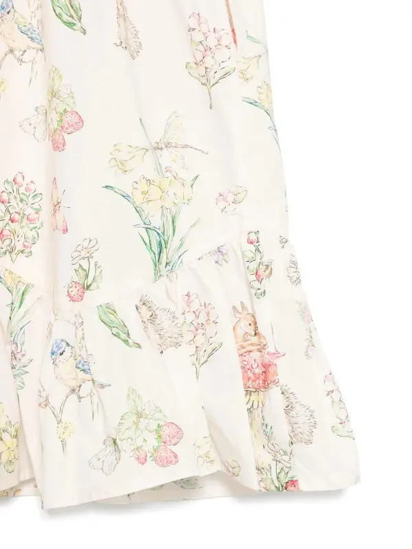 Stella McCartney Sleeveless Graphic Print Maxi Dress
