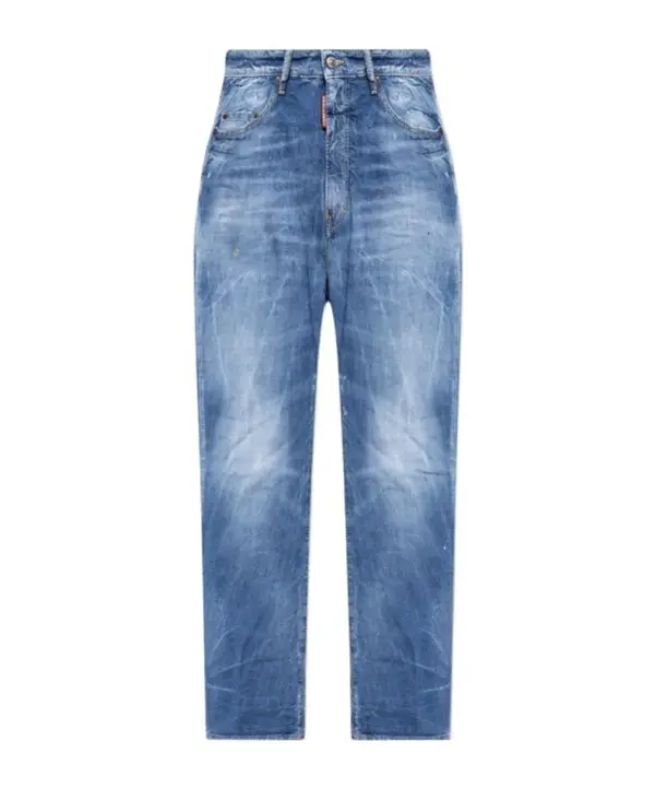 Dsquared2 Be Cool Be Nice Wash Loose Jeans - Blue