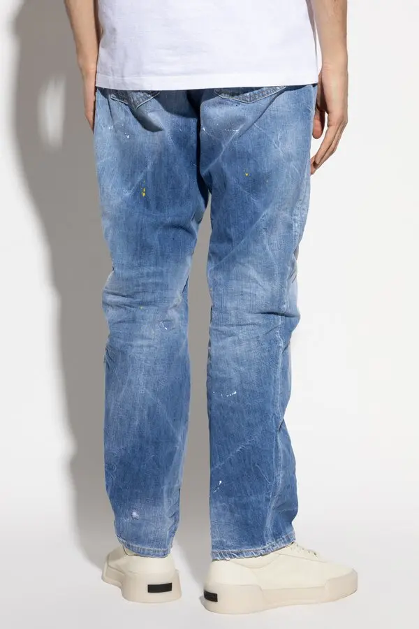 Dsquared2 Be Cool Be Nice Wash Loose Jeans - Blue