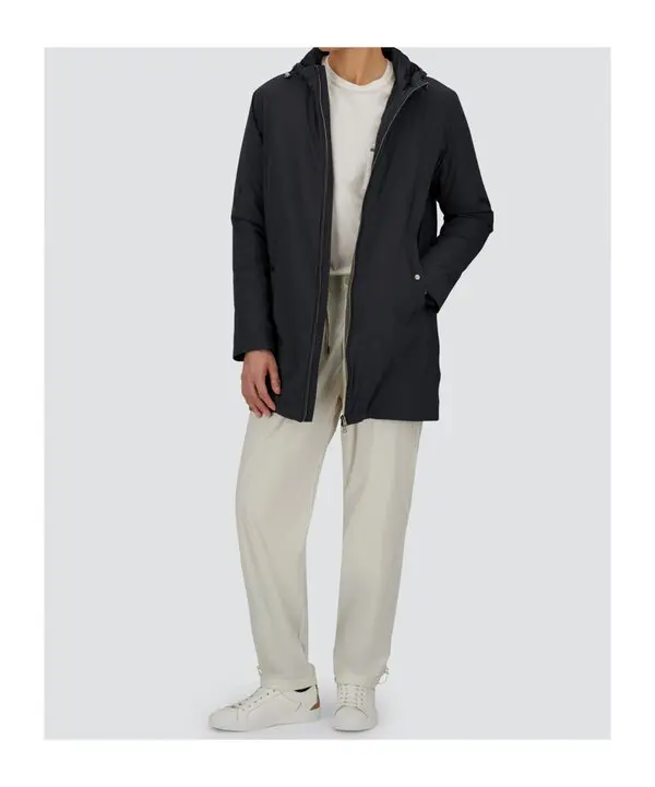 Herno Hooded Parka With Drawstring - Black