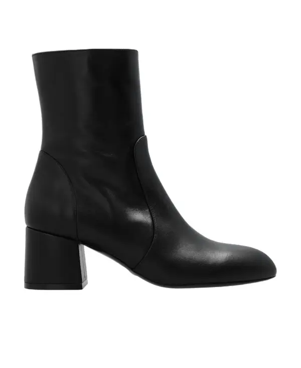 STUART WEITZMAN Flareblock Side-zip Ankle Boots - Black