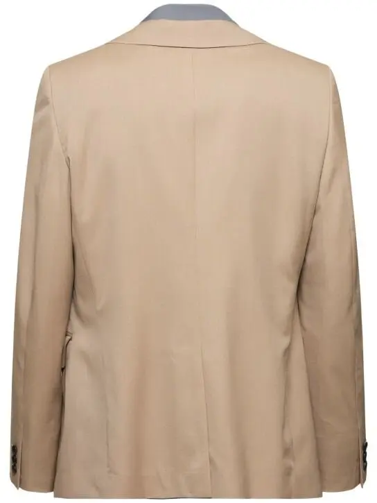 Comme Des Garçons Wool Double Blazer - Gray