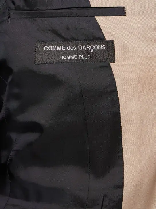 Comme Des Garçons Wool Double Blazer - Gray