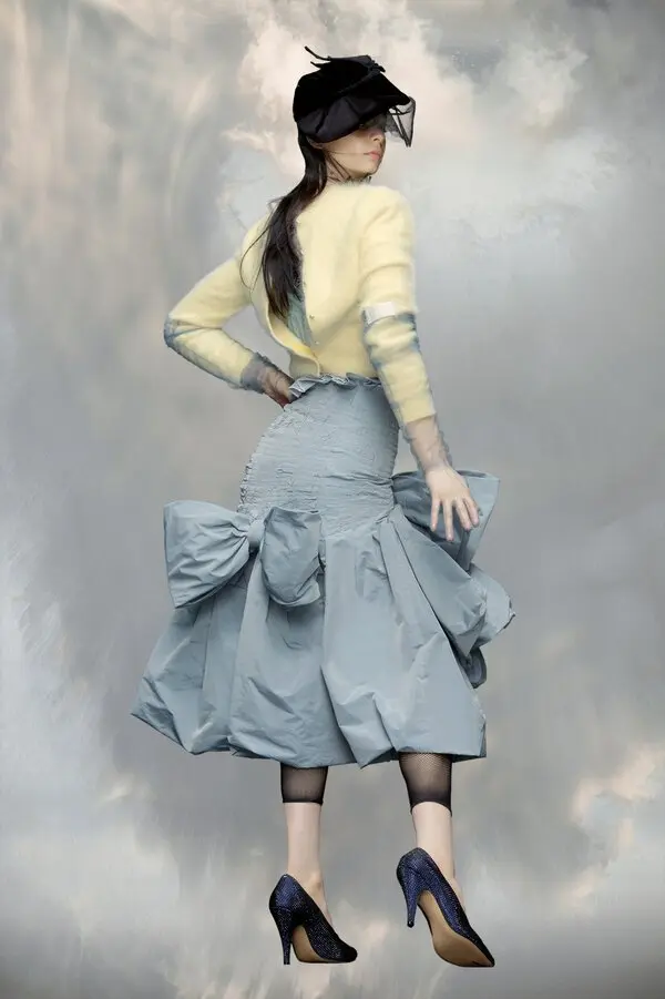 MAISON MARGIELA Cropped Knitted Cardigan