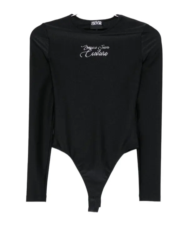 Versace Rhinestone Embellished Bodysuit