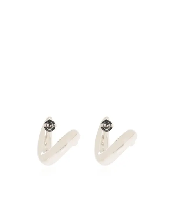 Bottega Veneta Sardine Hoop Earrings